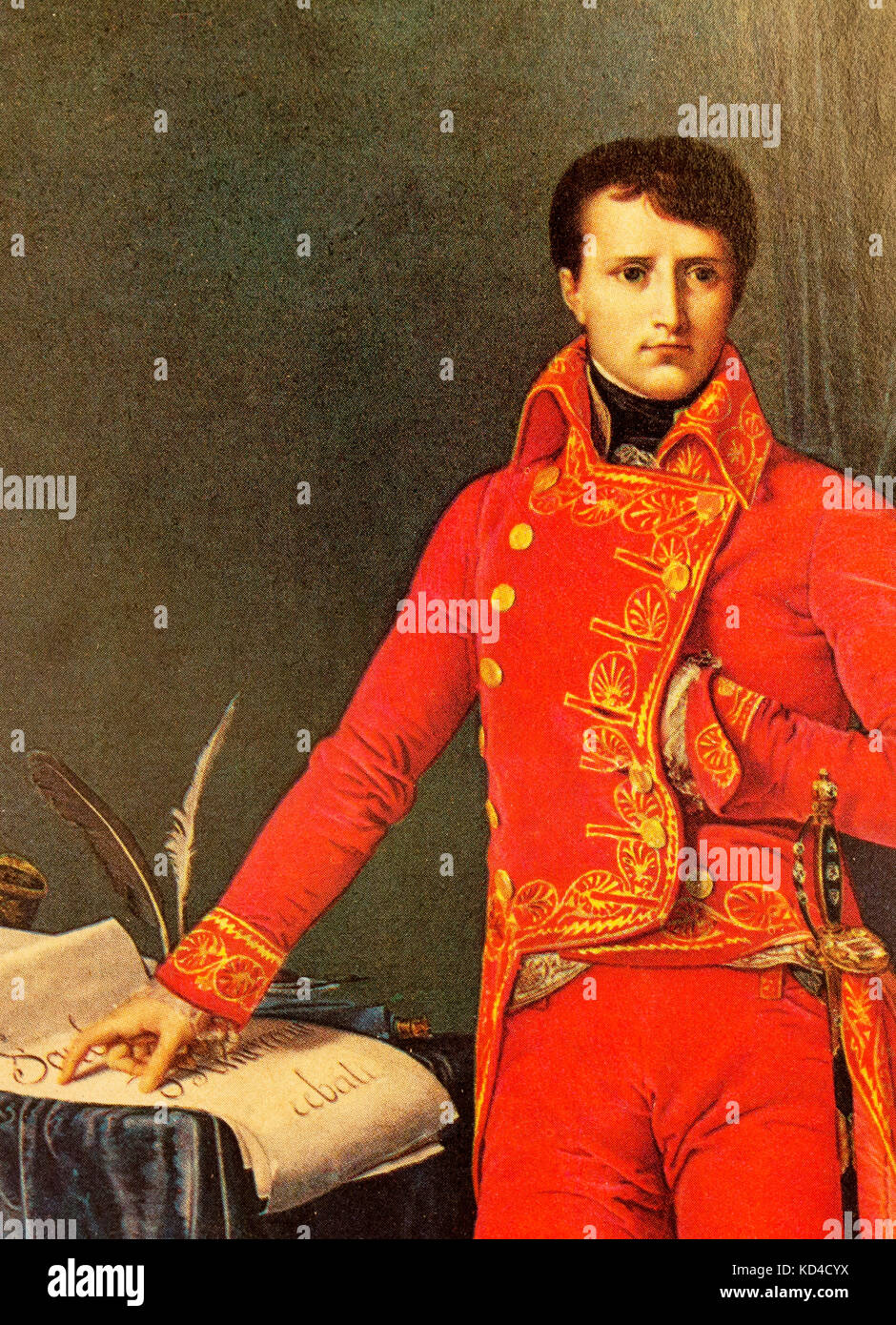 Portrait of Napoleon Bonaparte Stock Photo - Alamy