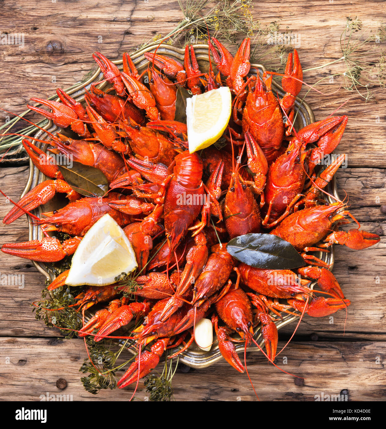 tasty seafood shellfish served on the plate Stock Photo - Alamy