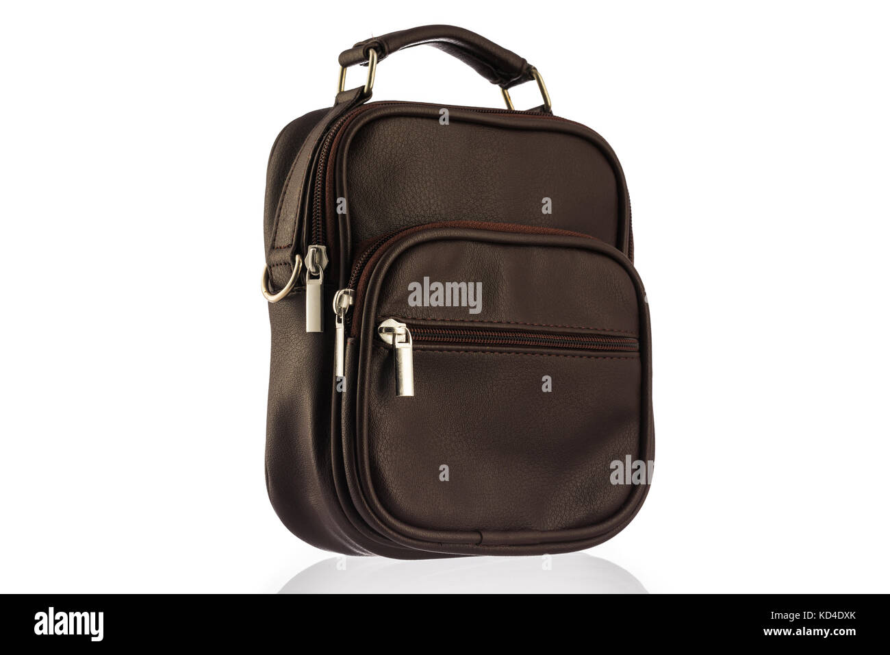 Brown elegant, modern leather briefcase with Professional Style Stock ...