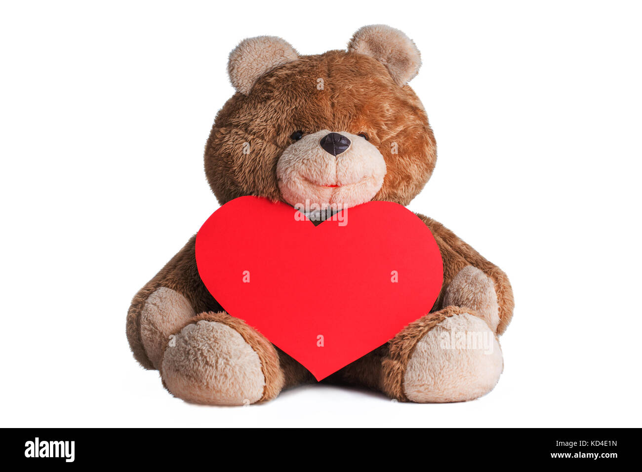 Red heart soft toy Cut Out Stock Images & Pictures - Alamy