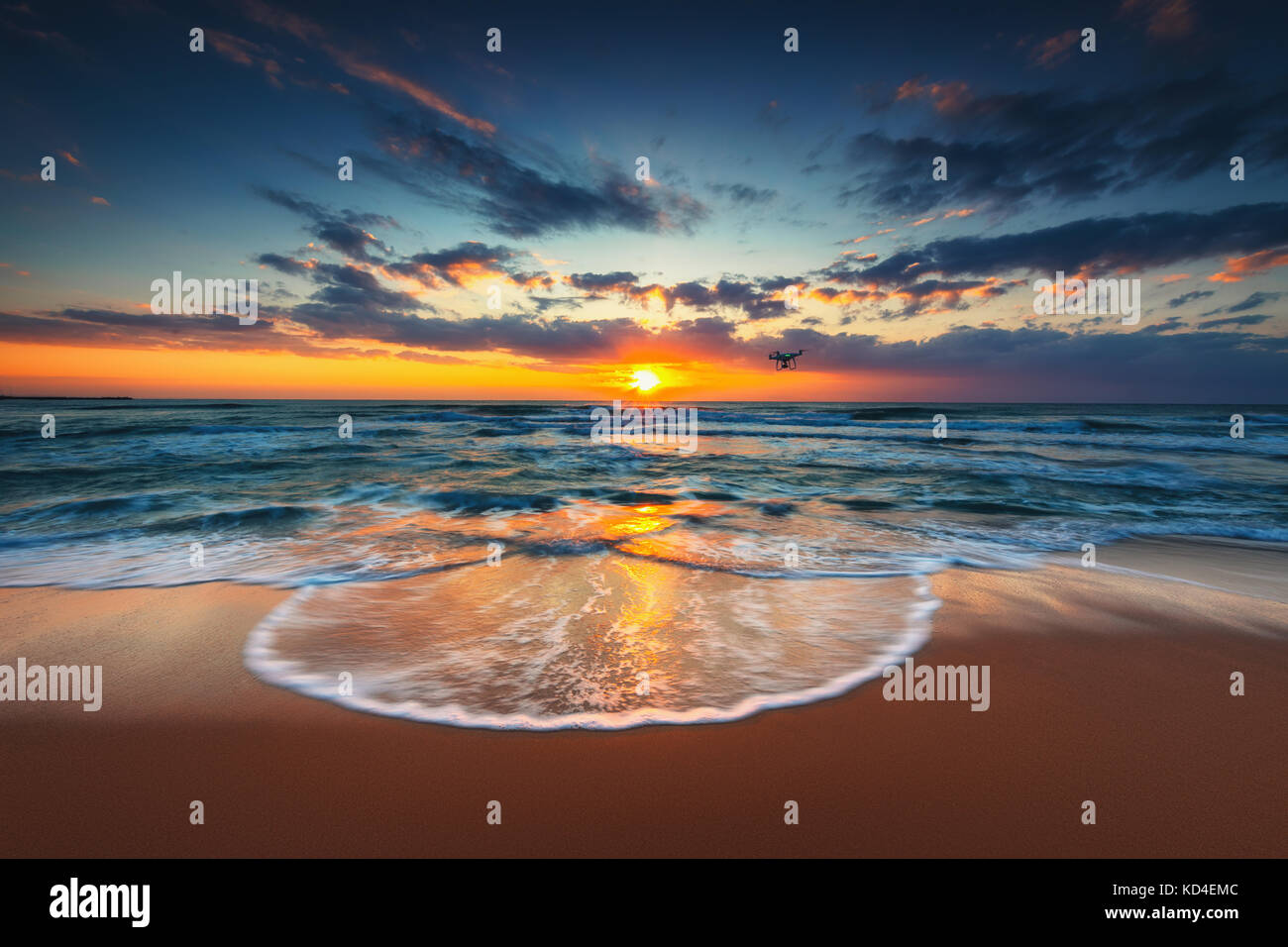 Beautiful shot flying drone hi-res stock photography and images - Alamy