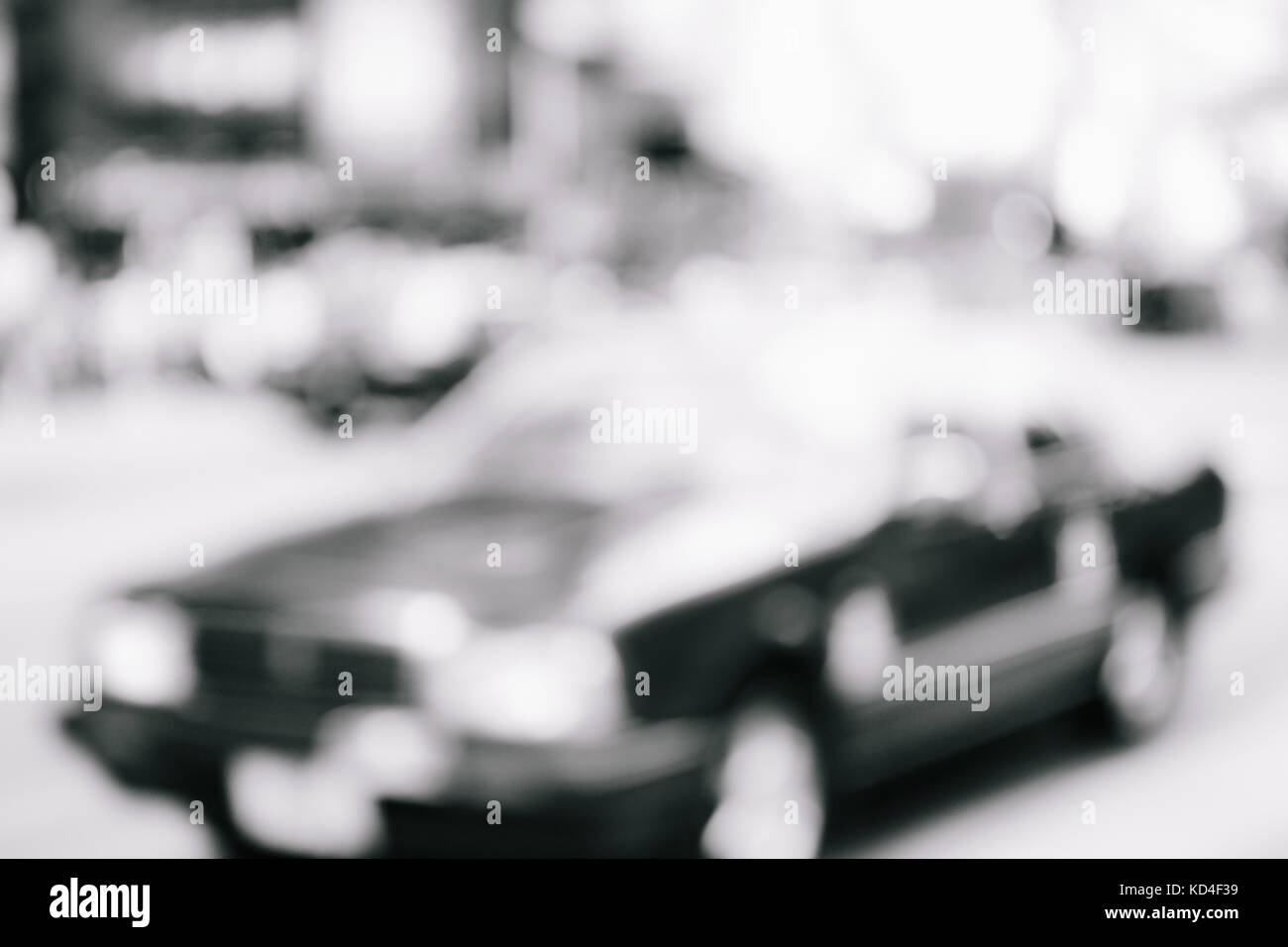 Abstract background of people walk on the street with B&W color Stock ...