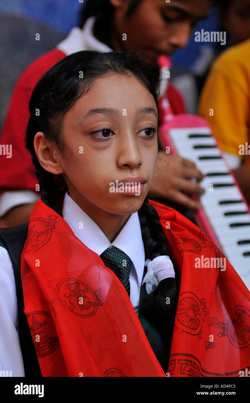 Kathmandu, Nepal. 09th Oct, 2017. Portrait of Formal Living Goddess ...