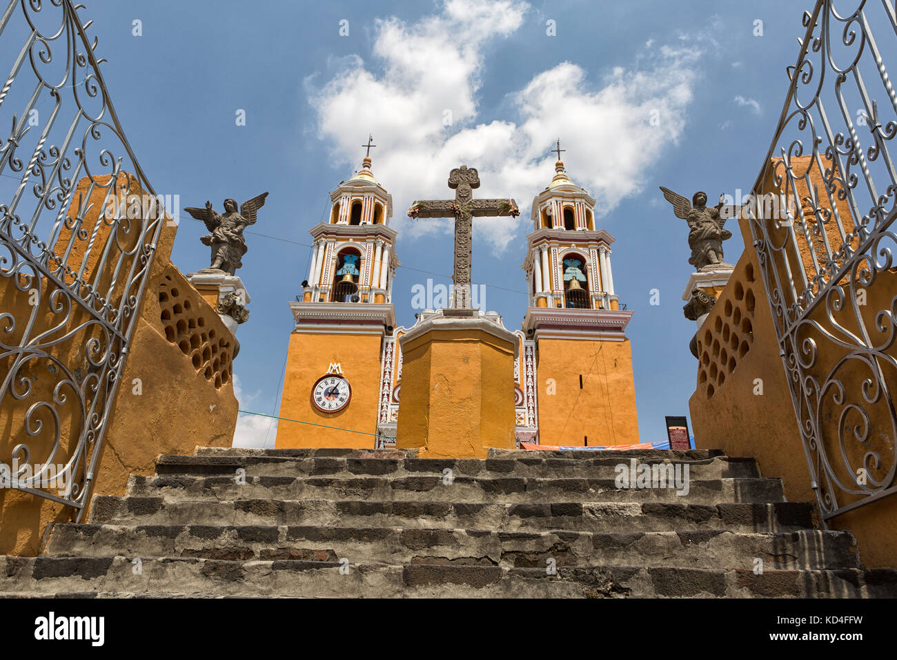May 12, 2014 Cholula, Mexico: small church built on top of one of the ...
