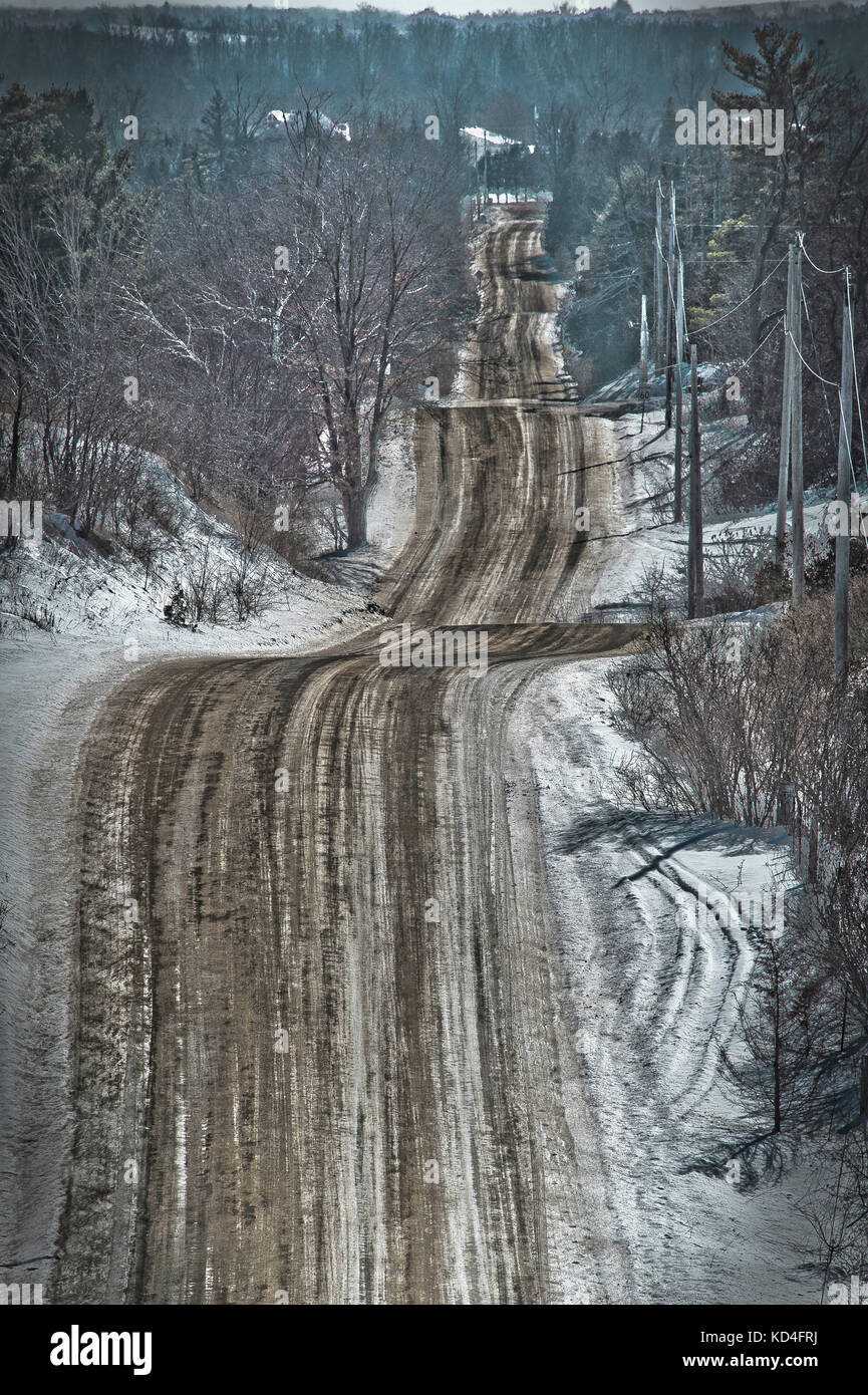 country road in Southern Ontario Stock Photo - Alamy