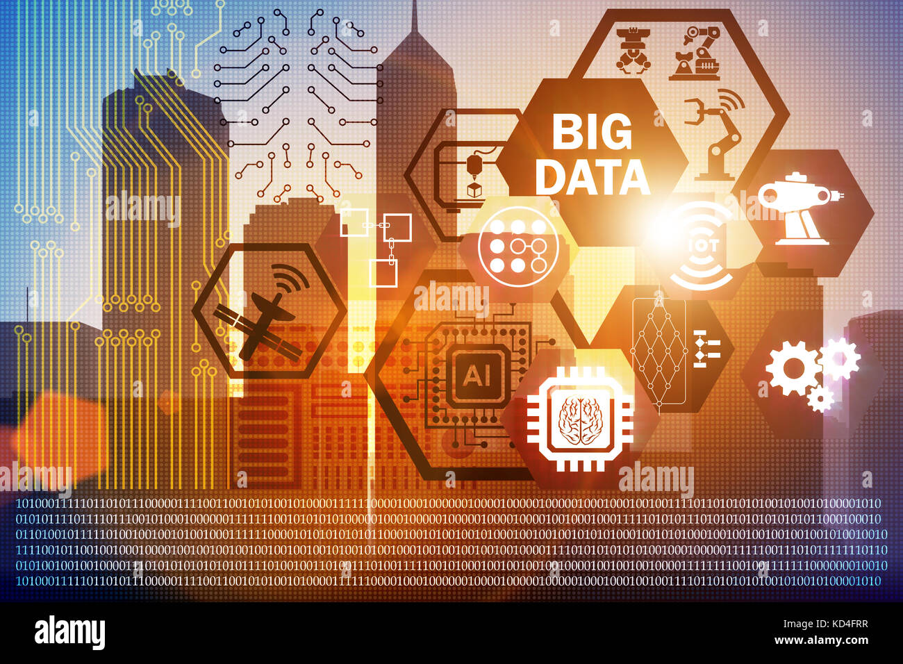 Big data modern computing concept Stock Photo - Alamy