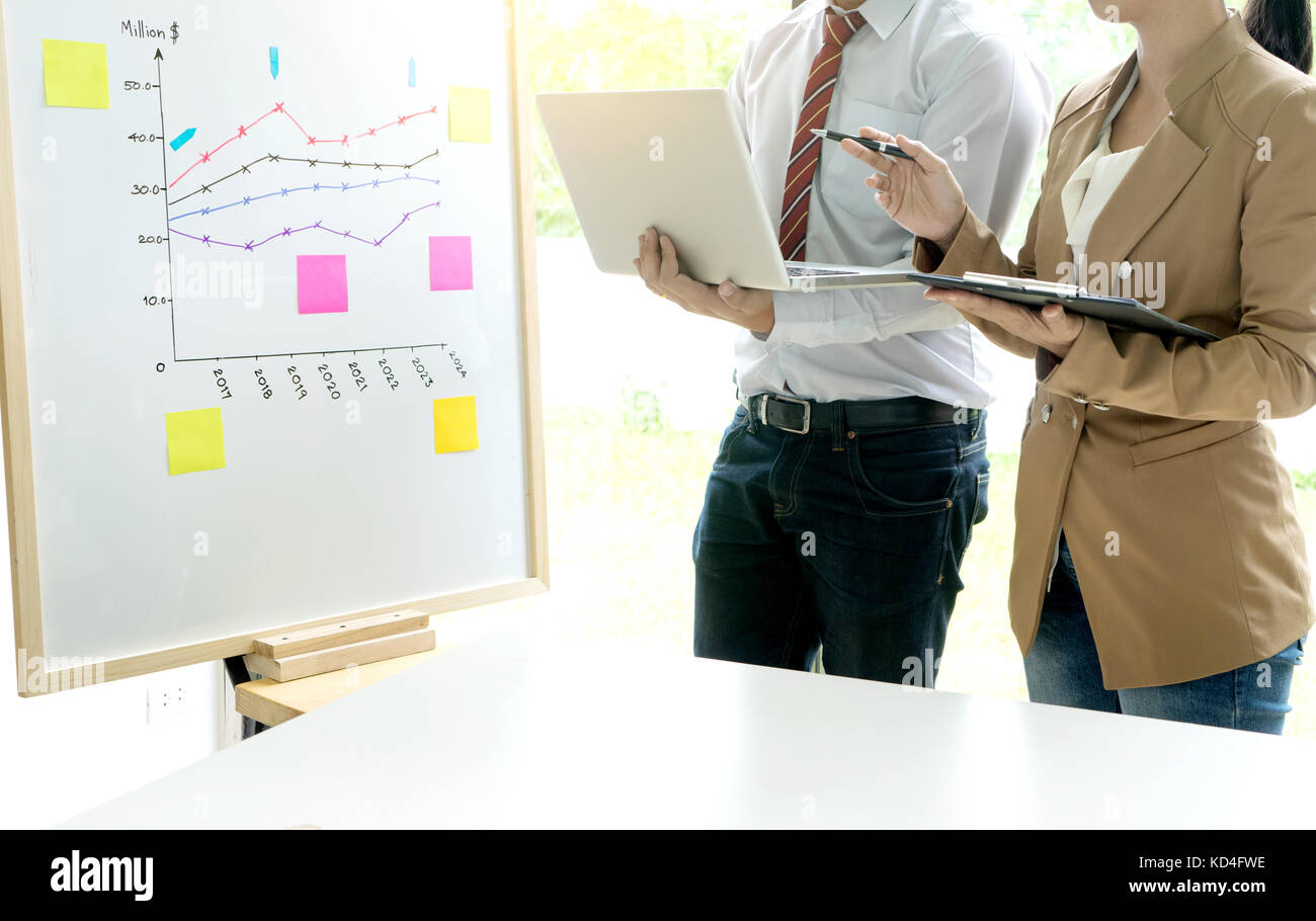 Flip chart with graph hi-res stock photography and images - Alamy