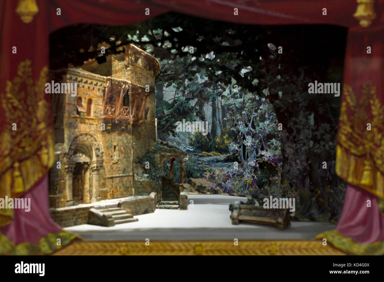 Historical stage designs of Paris opera Stock Photo - Alamy