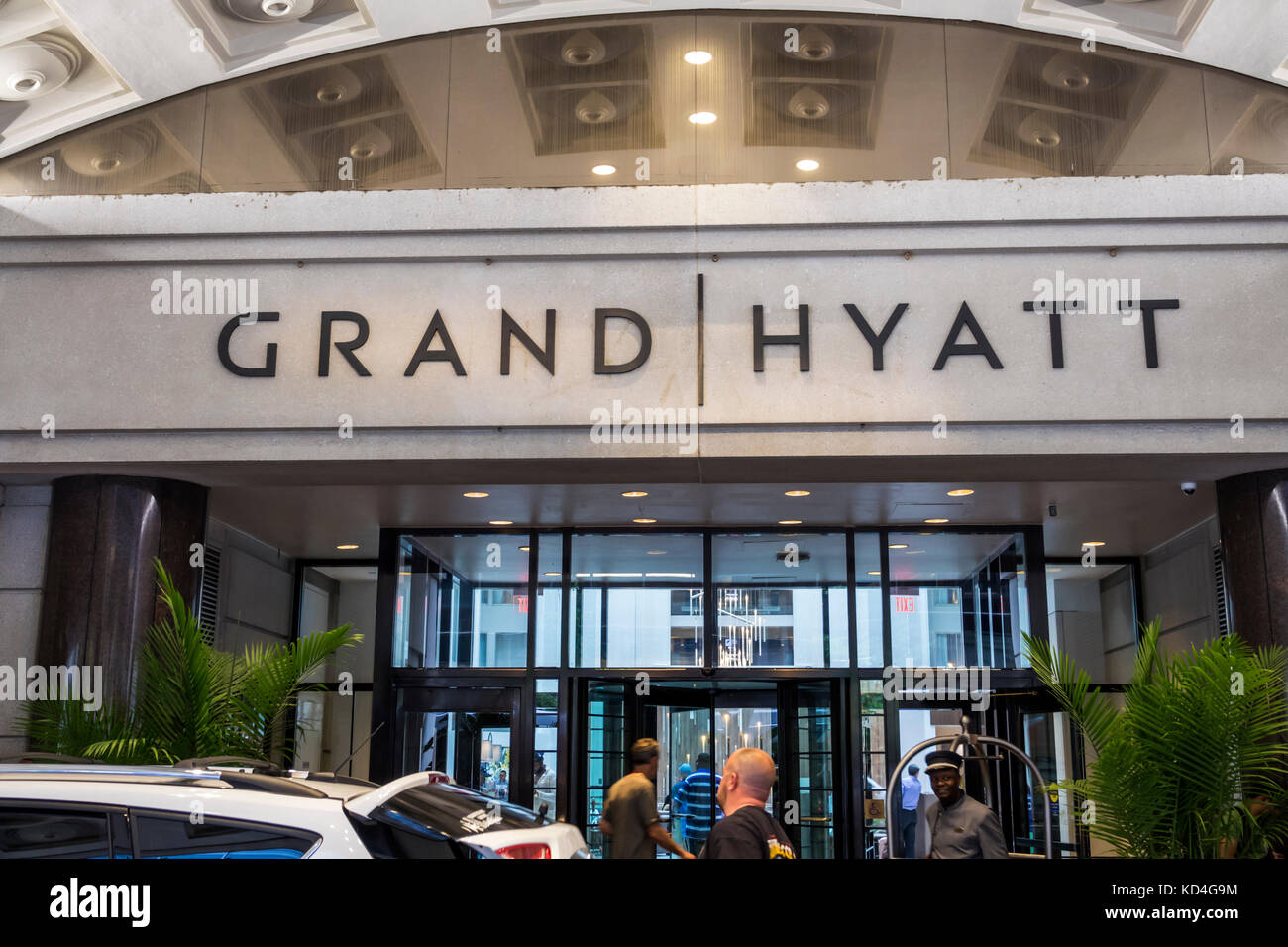 Washington DC,Downtown,Grand Hyatt,hotel,entrance,sign,DC170527201 ...