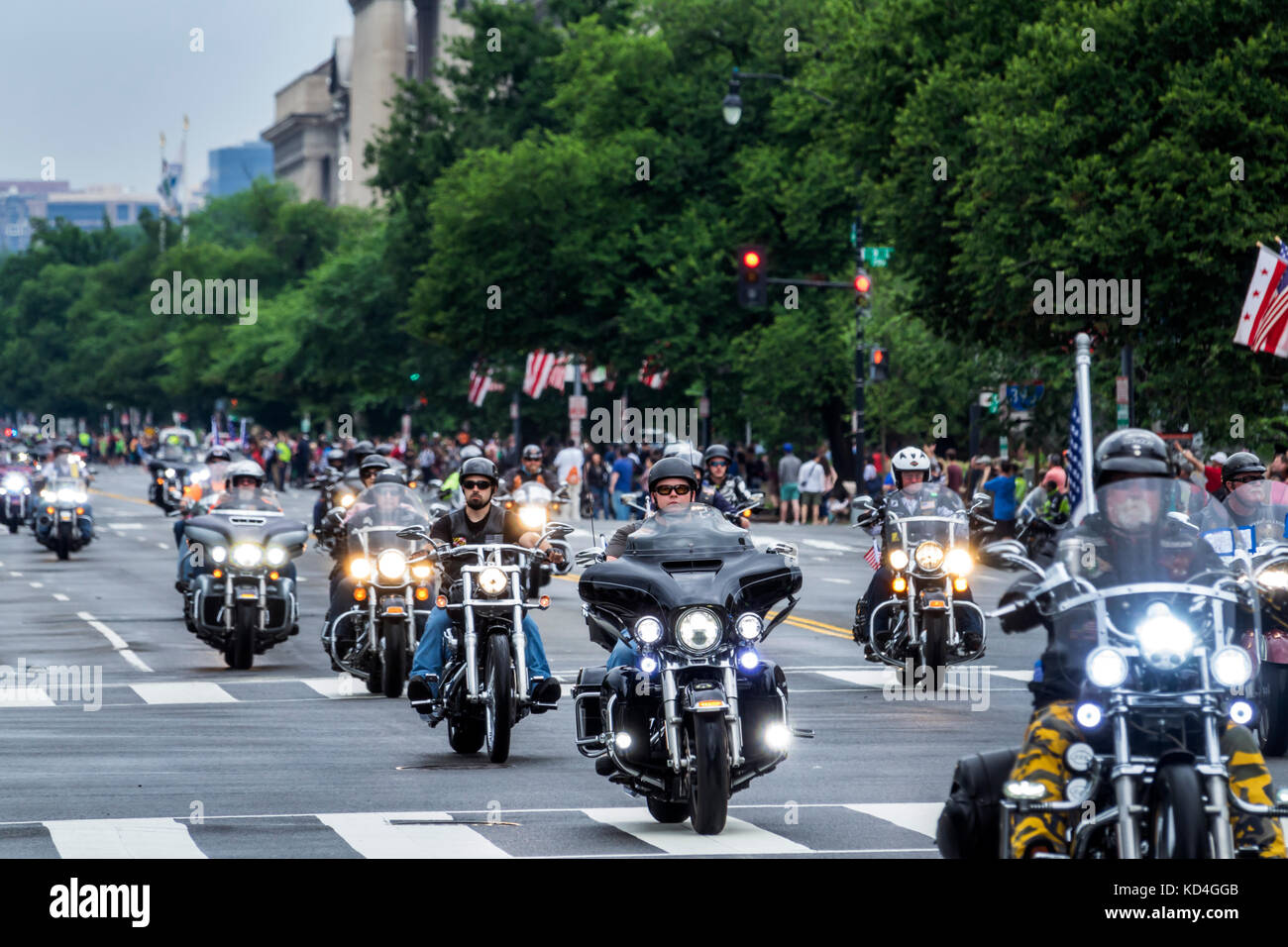 Washington DC,District of Columbia,Constitution Avenue,Rolling Thunder Ride for Freedom,biker ...