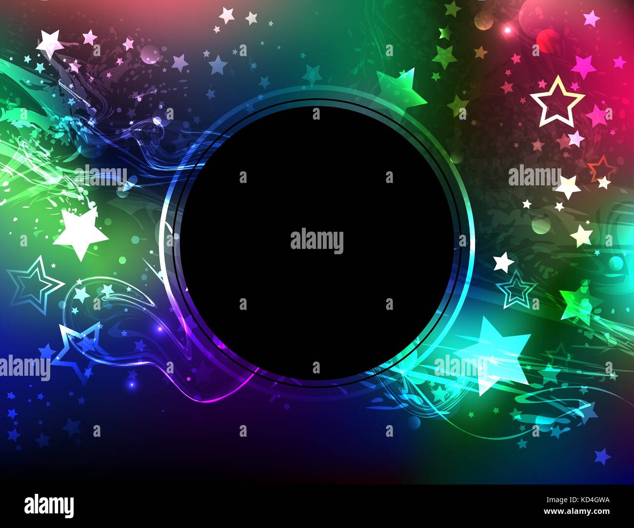 Aurora borealis solar storm Stock Vector Images - Alamy