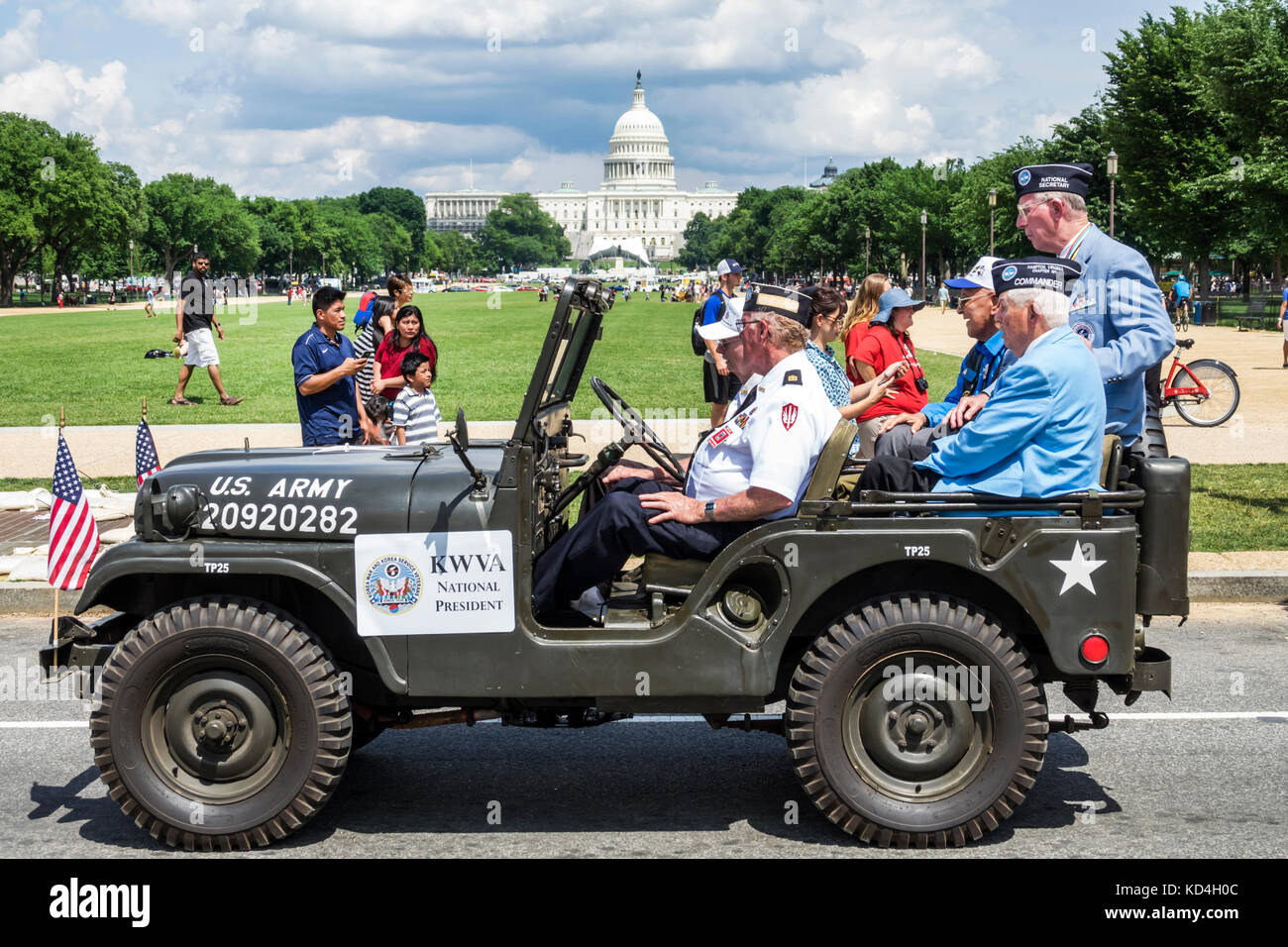 Washington DC,District of Columbia,National Memorial Day Parade,staging ...