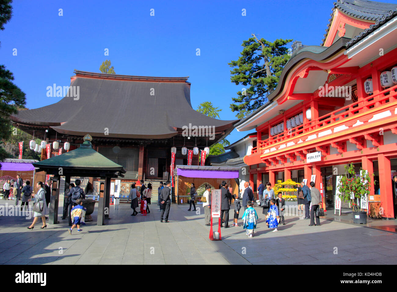 Takahata Fudo Temple in Hino city Western Tokyo Japan Stock Photo - Alamy