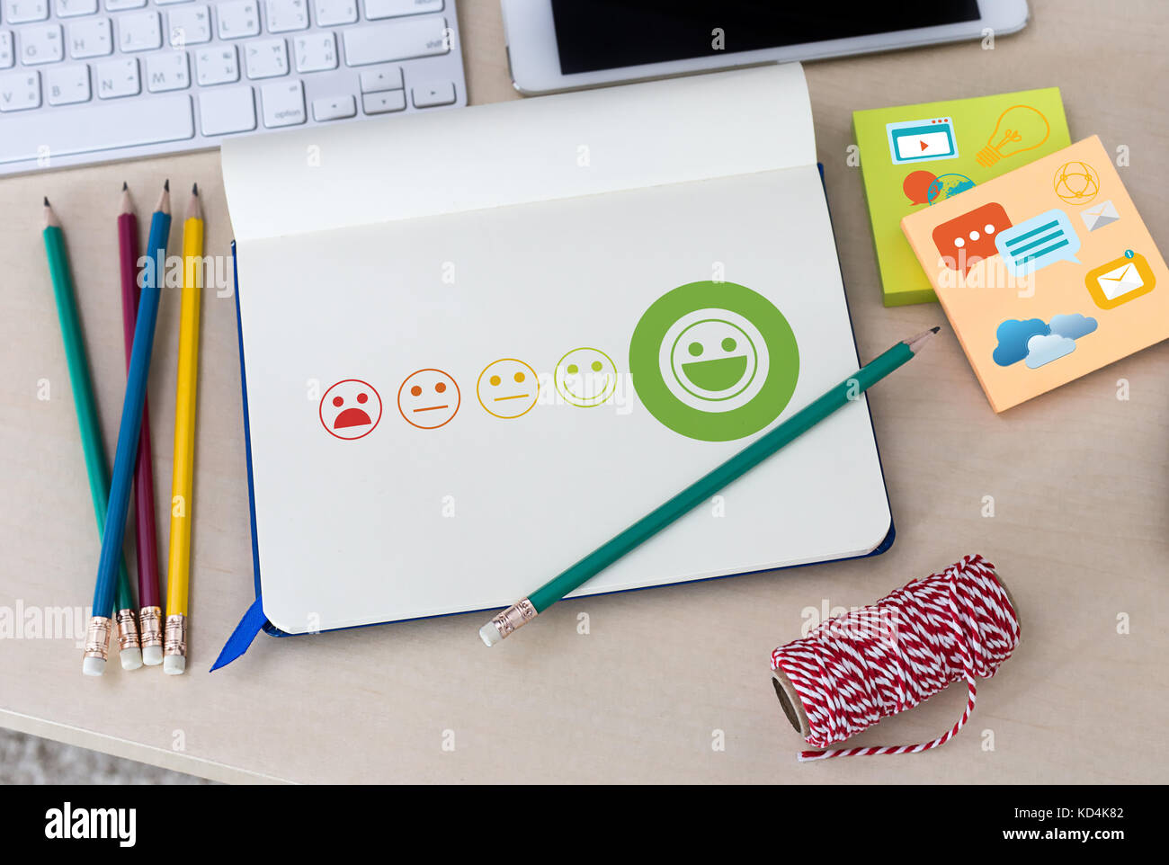 pressing smiley face emoticon The Customer Service Target Business ...