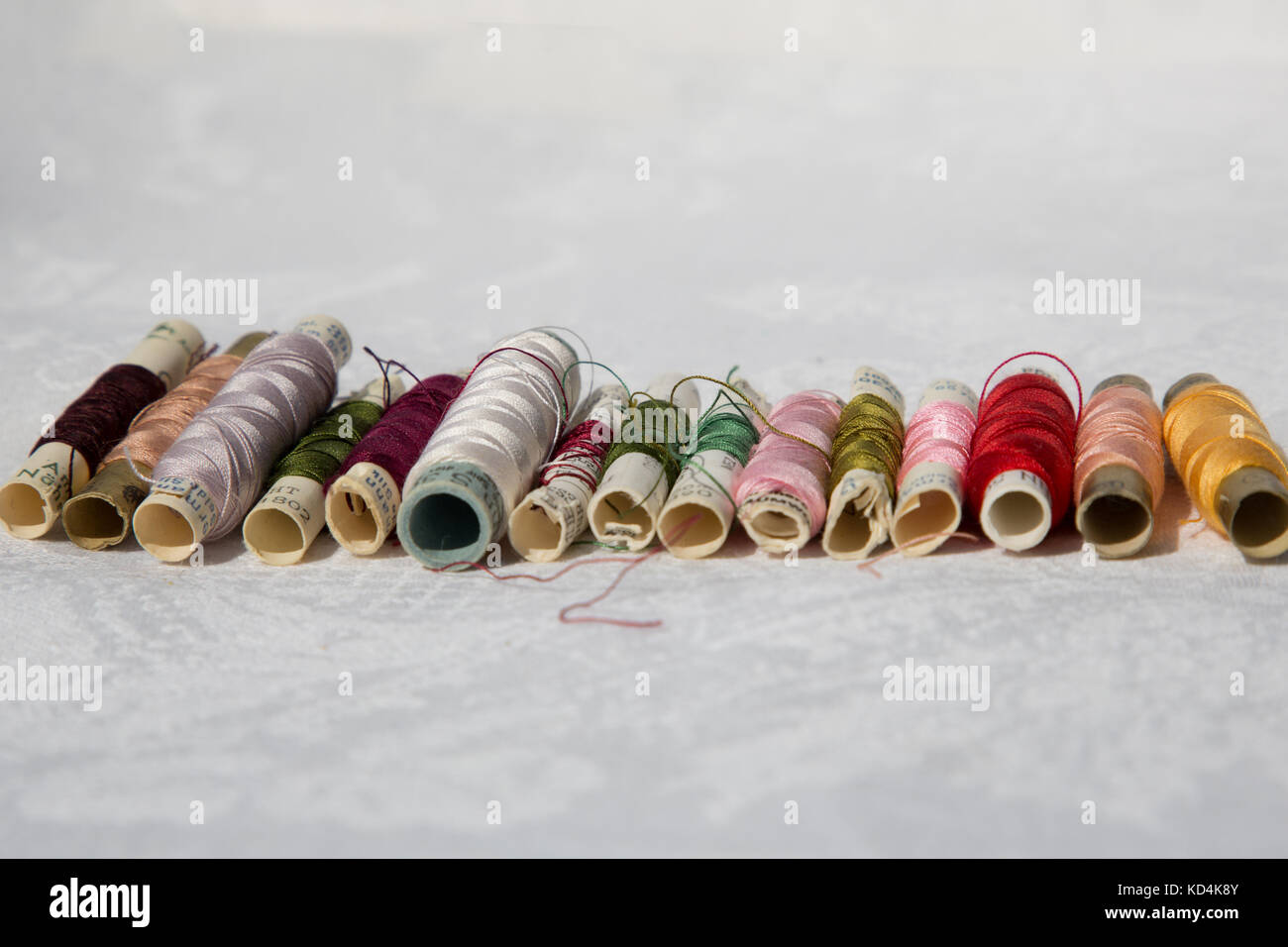 close up of sewing cotton Stock Photo - Alamy