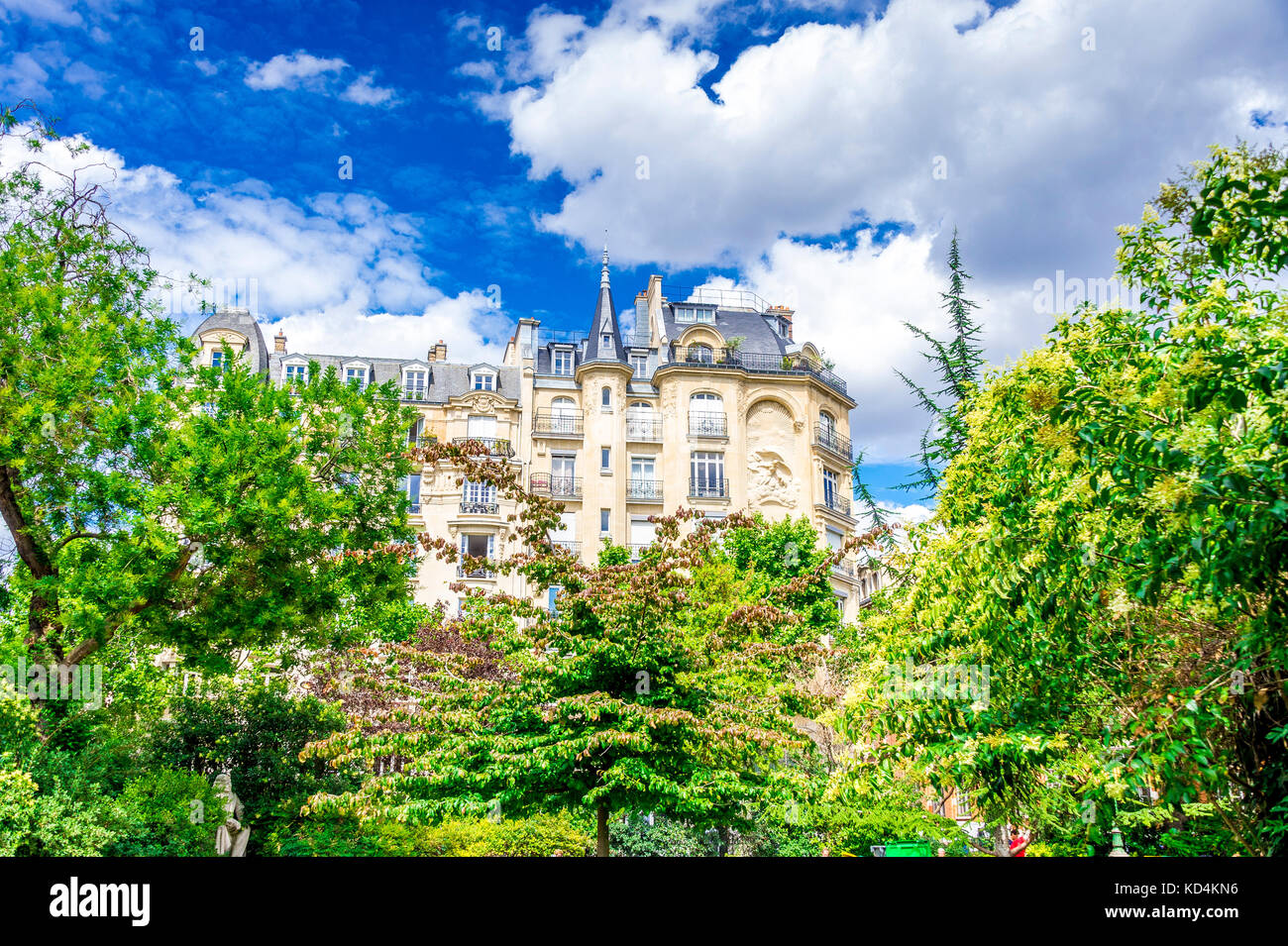 Square du Temple in Paris, France Stock Photo - Alamy