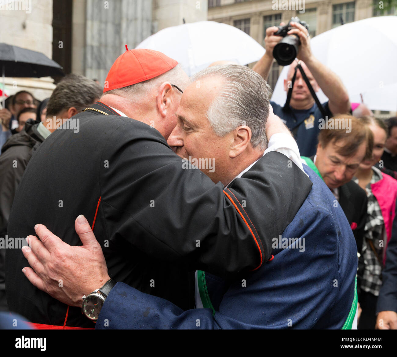 New York, United States. 09th Oct, 2017. Cardinal Timothy Dolan ...