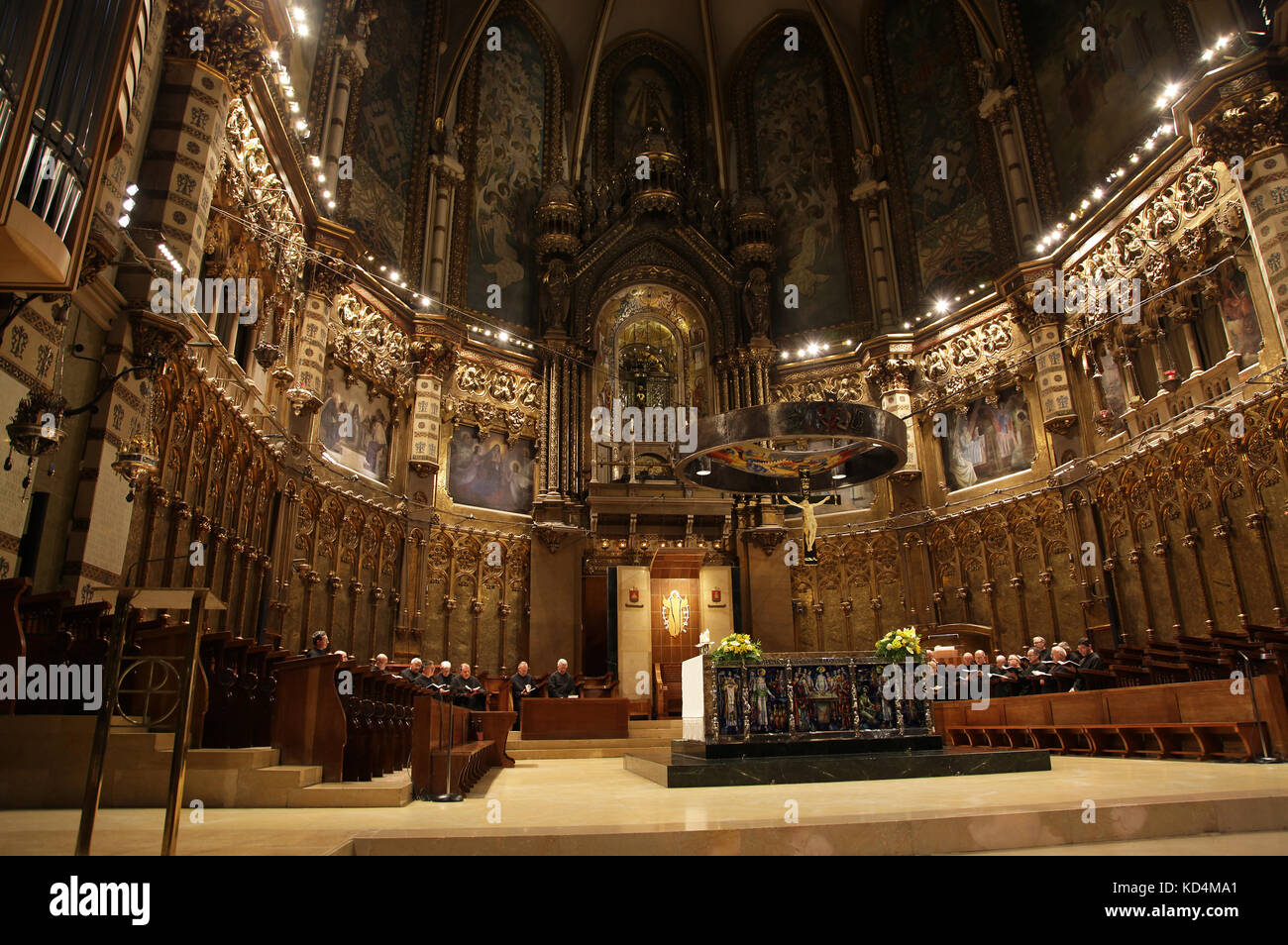 Montserrat basilica church hi-res stock photography and images - Alamy