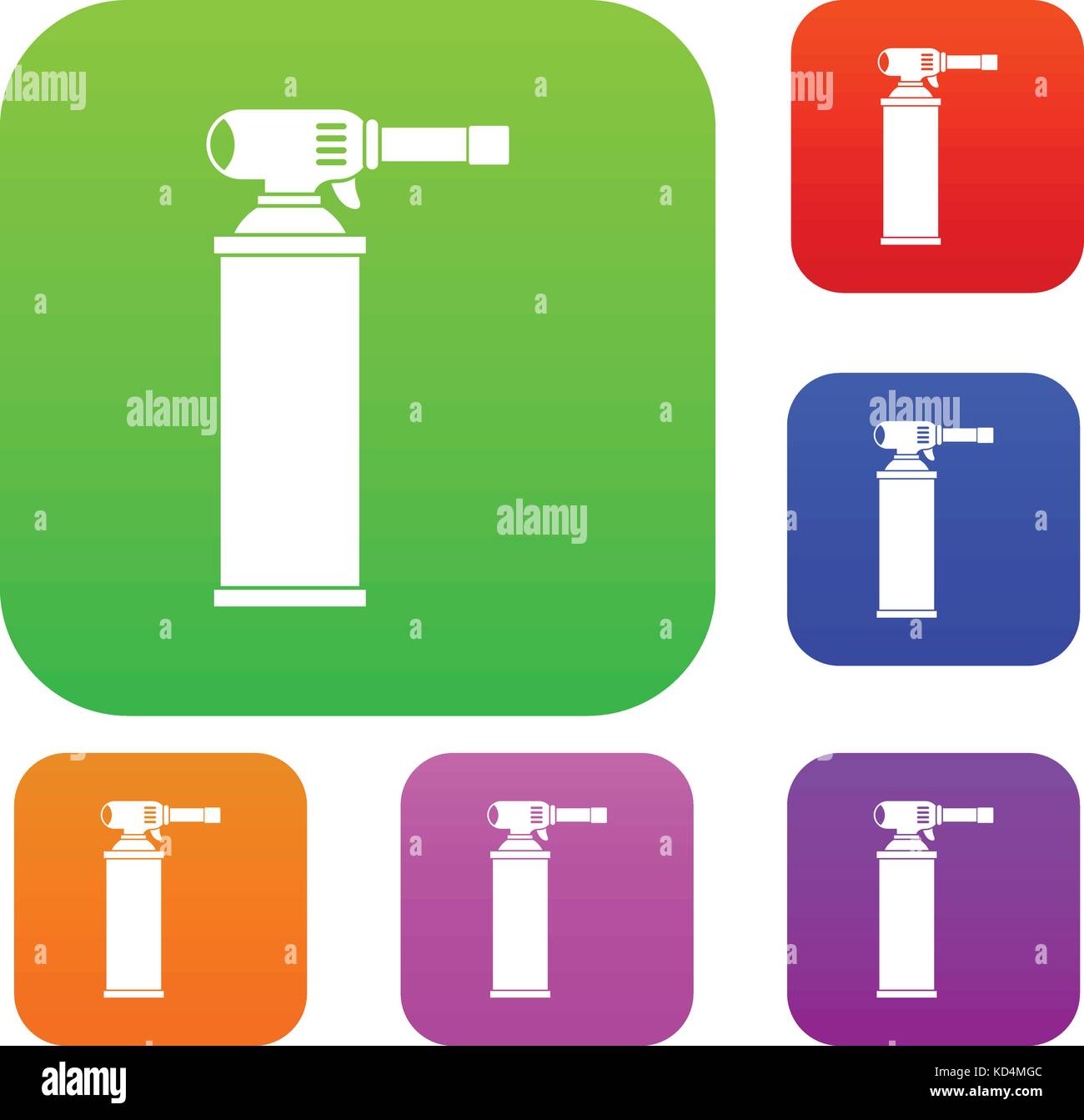 Gas cylinder set color collection Stock Vector Image & Art - Alamy