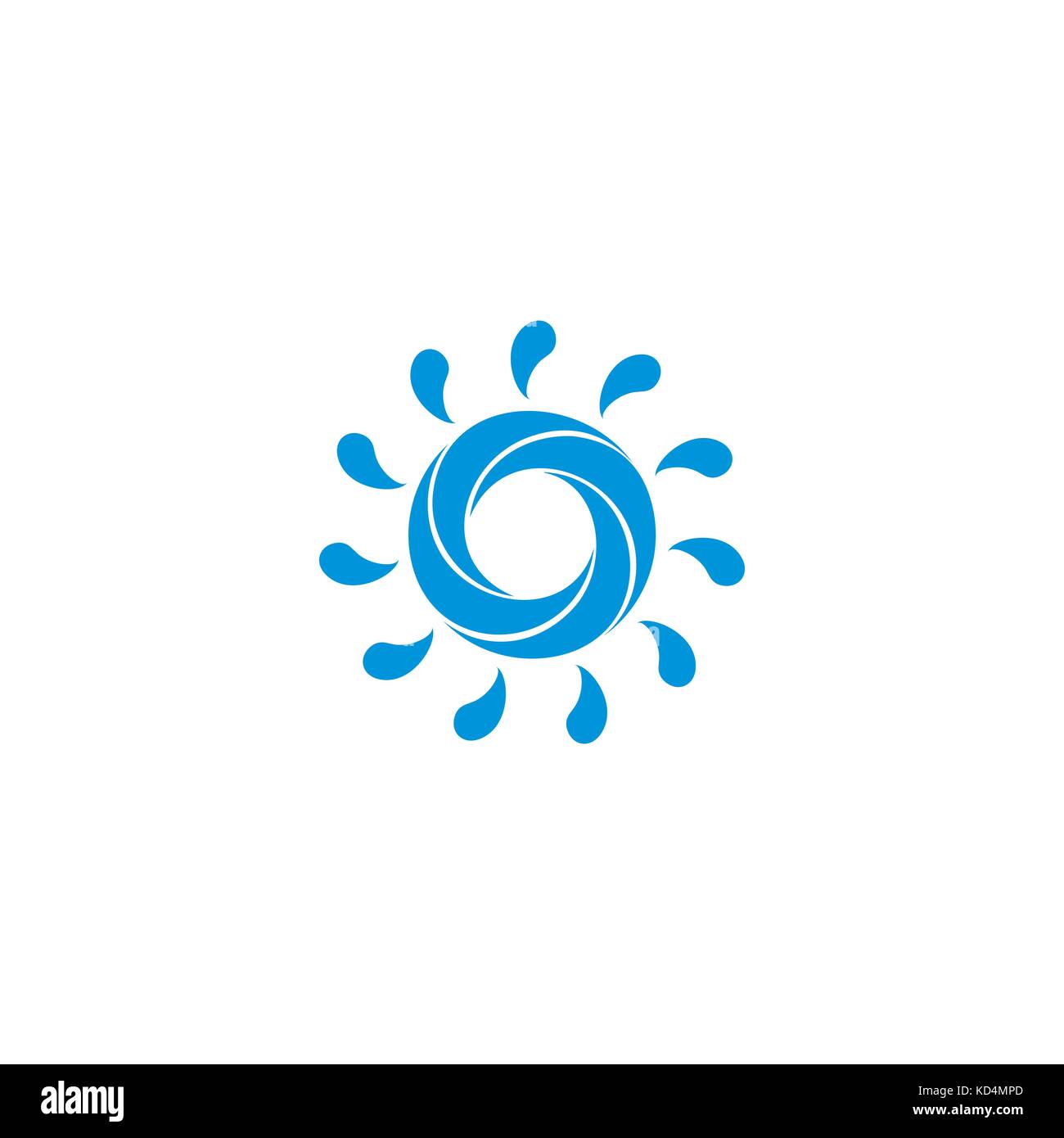 swirl water logo vector Stock Vector Image & Art - Alamy
