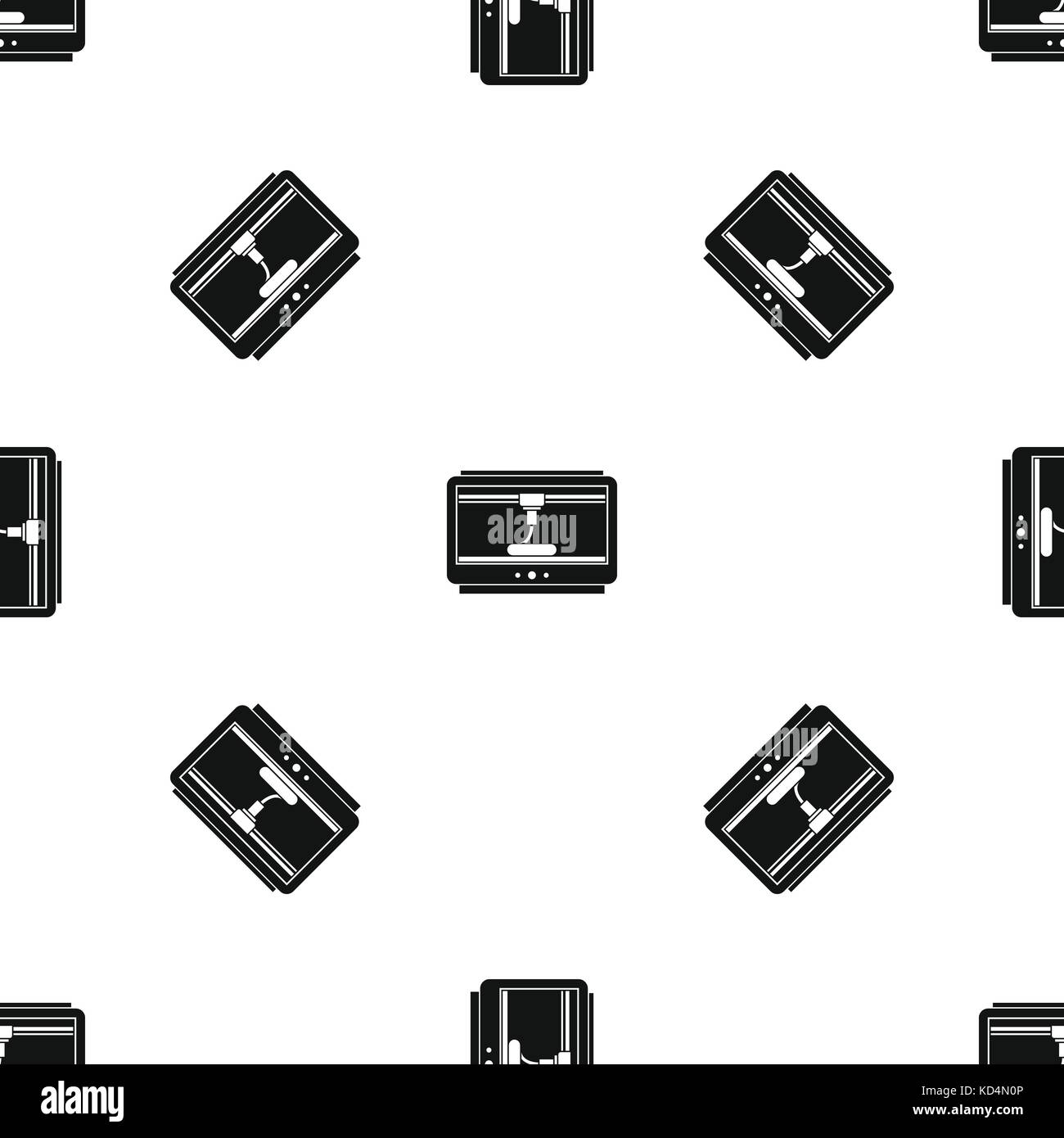 3D printer printing cup pattern seamless black Stock Vector Image & Art ...