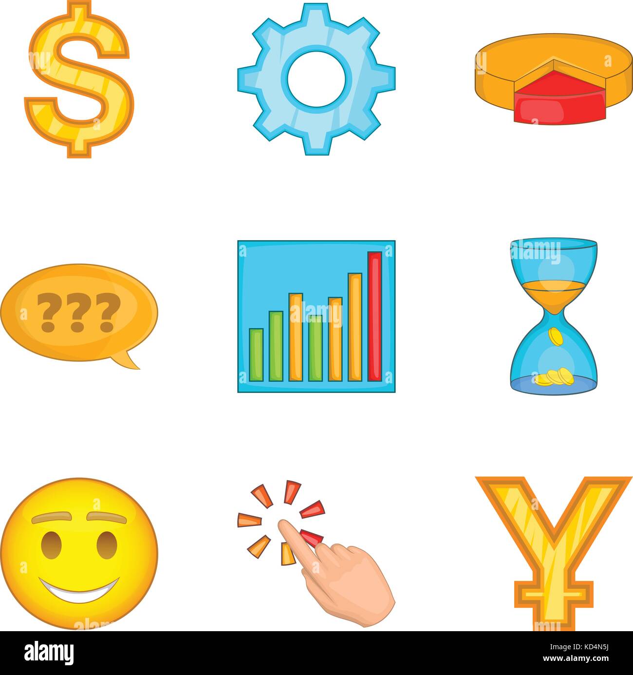 Money supply icons set, cartoon style Stock Vector Image & Art - Alamy
