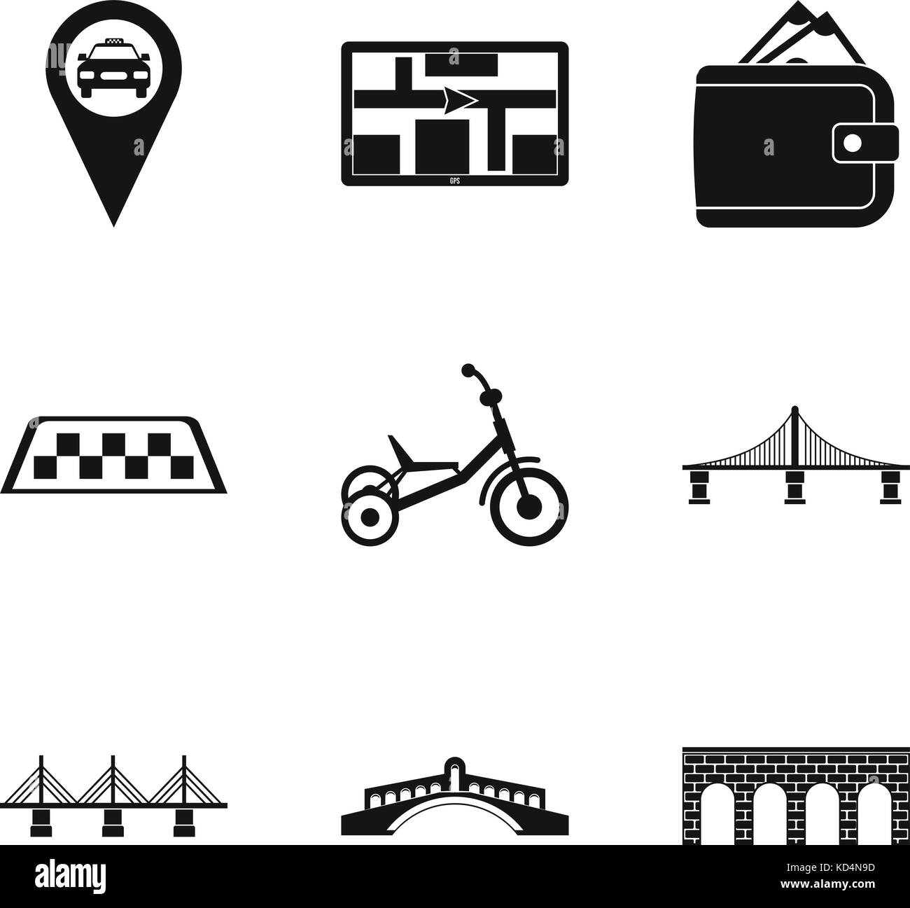Other side icons set, simple style Stock Vector Image & Art - Alamy