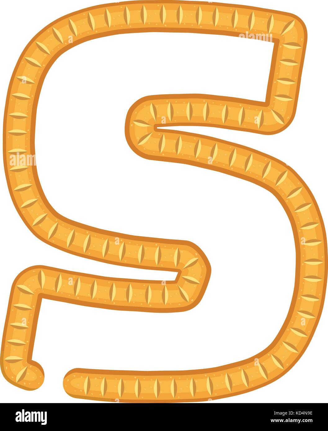 Letter s bread icon, cartoon style Stock Vector Image & Art - Alamy