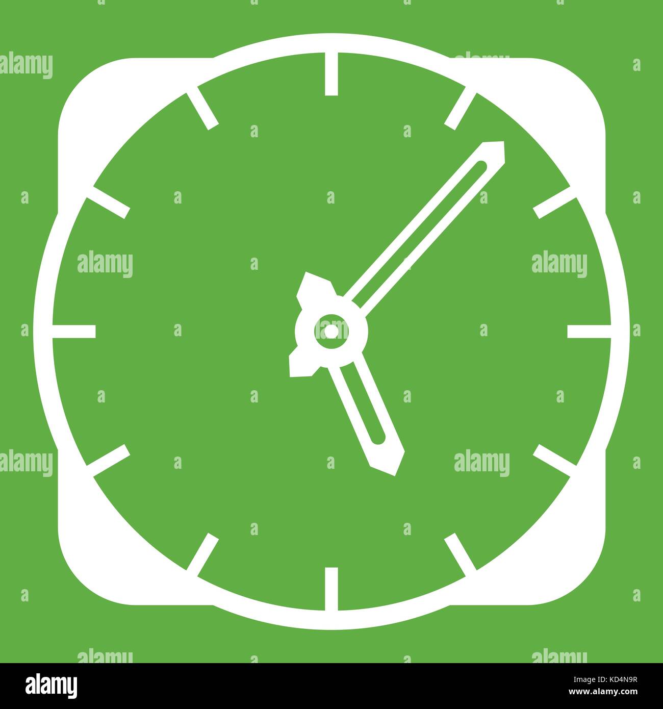 Watch icon green Stock Vector Image & Art - Alamy