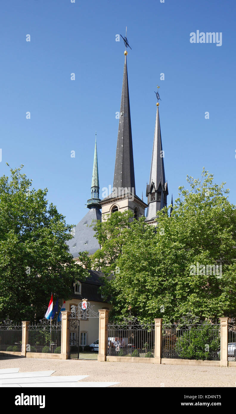 Notre Dame Cathedral, Luxembourg, Europe Stock Photo - Alamy