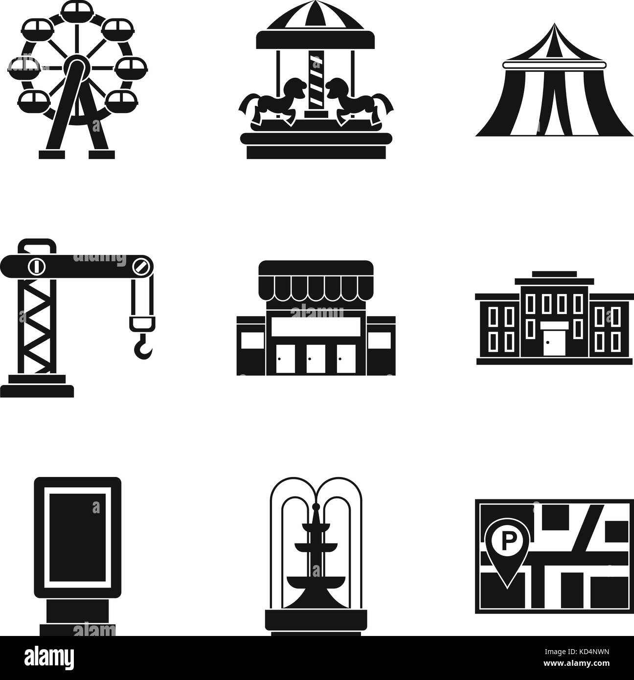 Accomplishment icons set, simple style Stock Vector Image & Art - Alamy