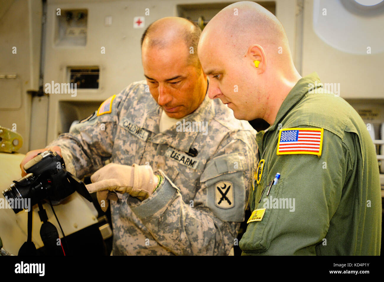 U.S. Army Sgt. Bradford Caldwell, a 19K, M1 Armor Crewman, documents ...