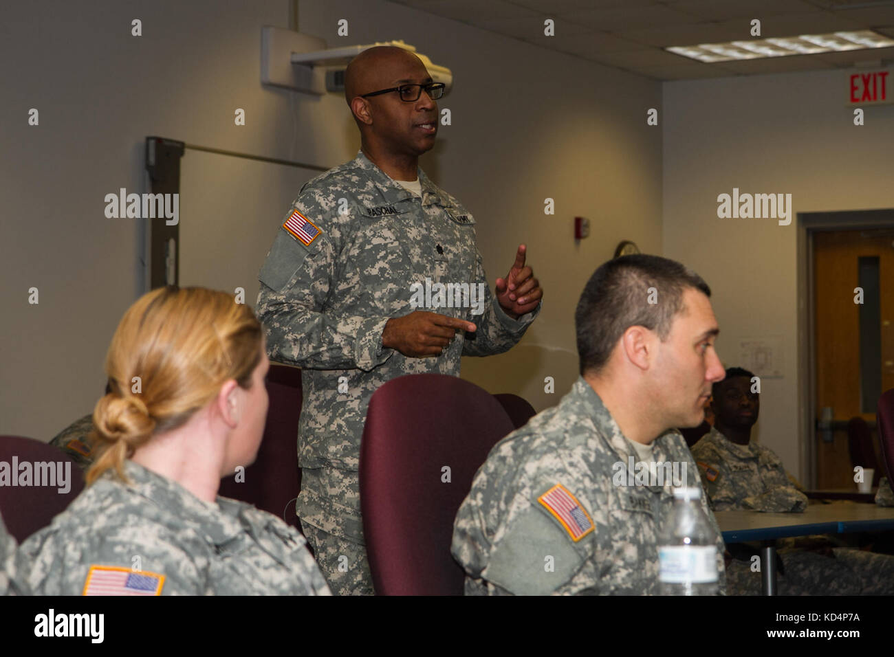 Lt. Col. Hardy Paschal, battalion commander of the Palmetto Military ...
