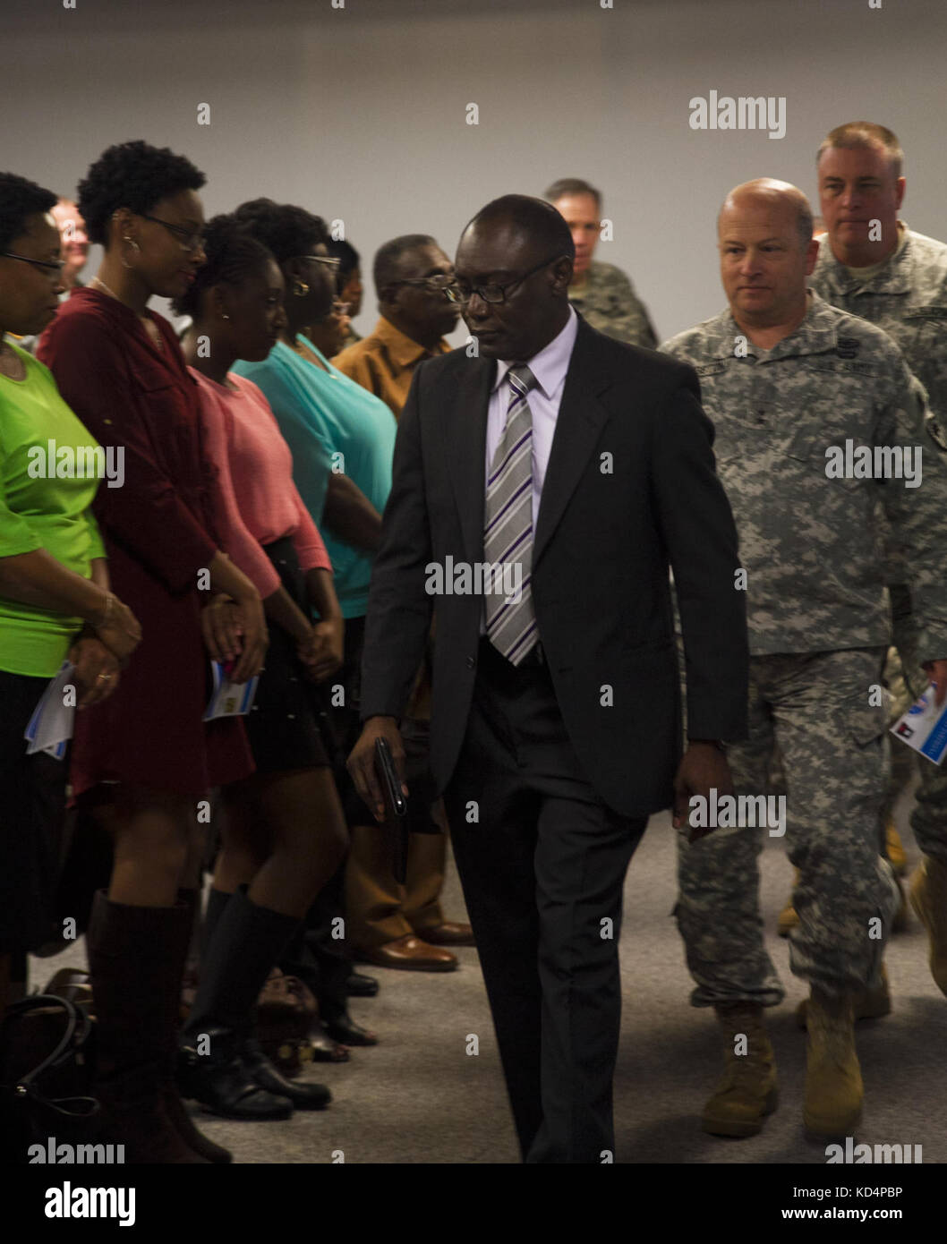 U.S. Army Lt. Col. Rodney G. Jenkins is honored for his 27 years of ...