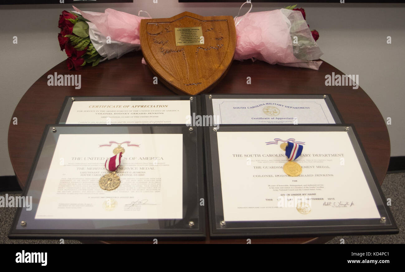U.S. Army Lt. Col. Rodney G. Jenkins is honored for his 27 years of ...