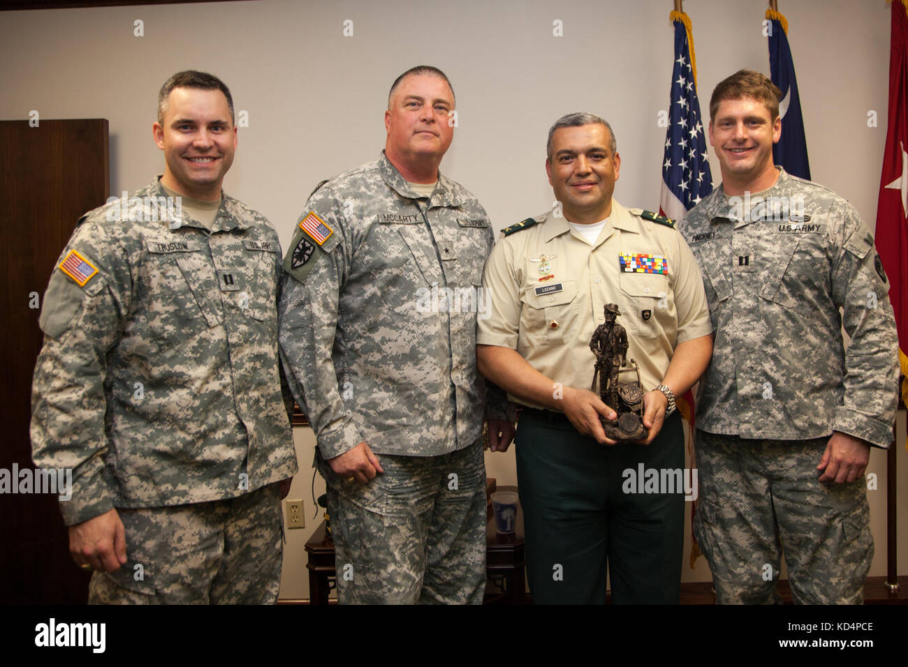 U.S. Army Brig. Gen. Roy McCarty, Deputy Adjutant General for the South ...