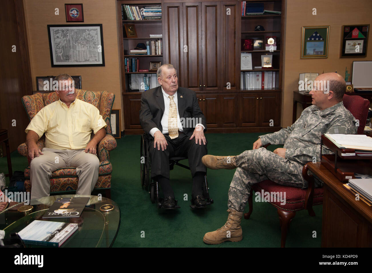 Retired U.S. Army Chief Warrant Officer 5 James Madison Simmons and ...