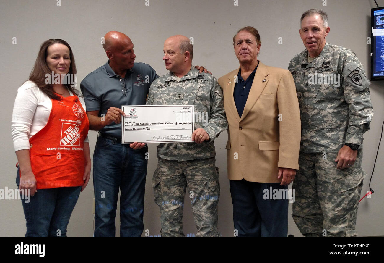 The Stephen Siller Tunnel 2 Tower Foundation presents a donation to the ...