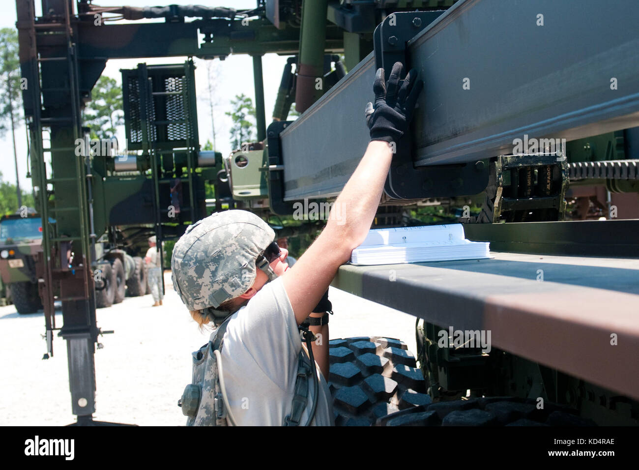 U.S. Army Pvt. 1st Class Amber McCurry, 1st Platoon, 125th Multi-Role ...