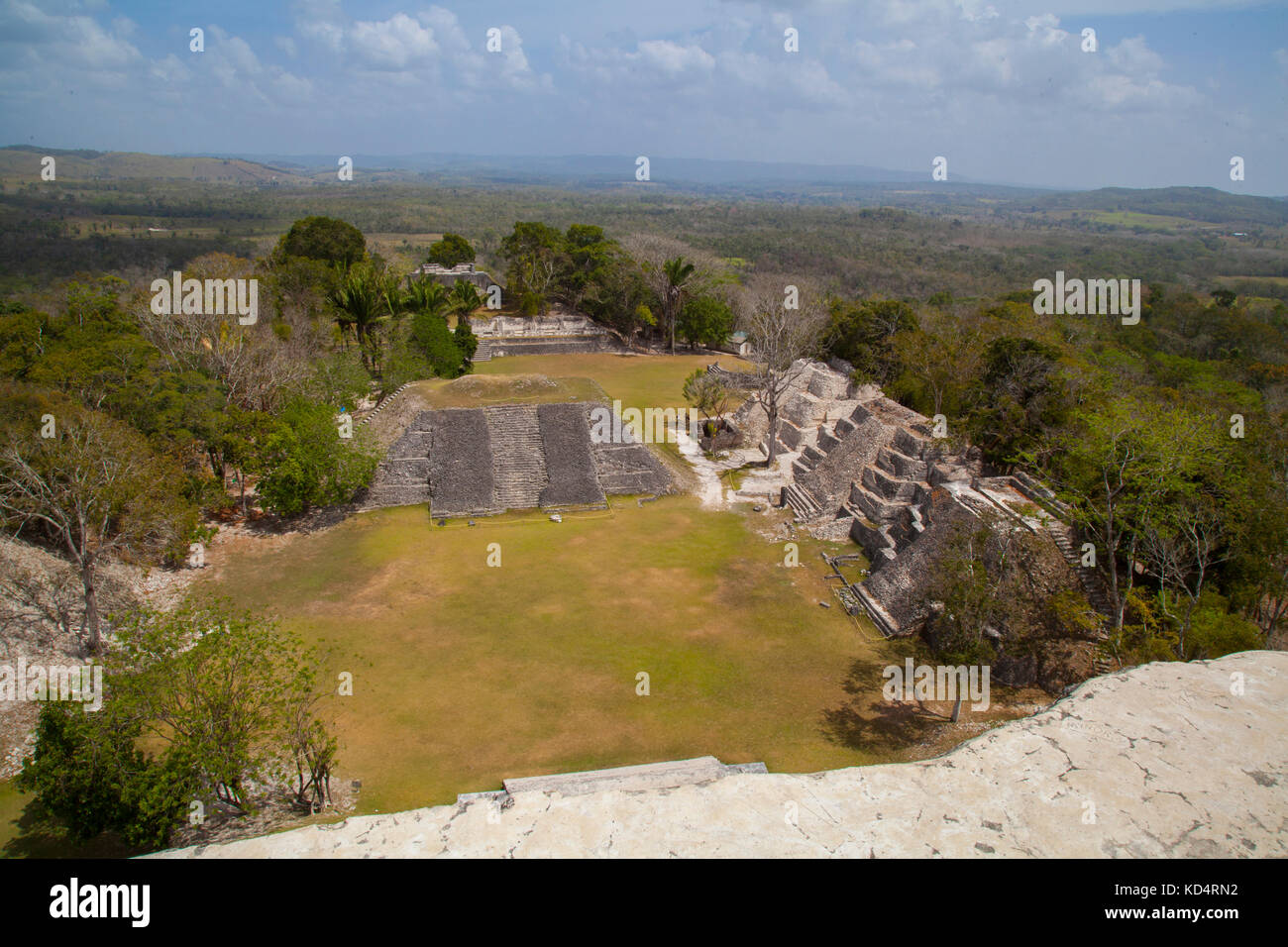 Xunantunich Mayan ruins in Belize Stock Photo - Alamy