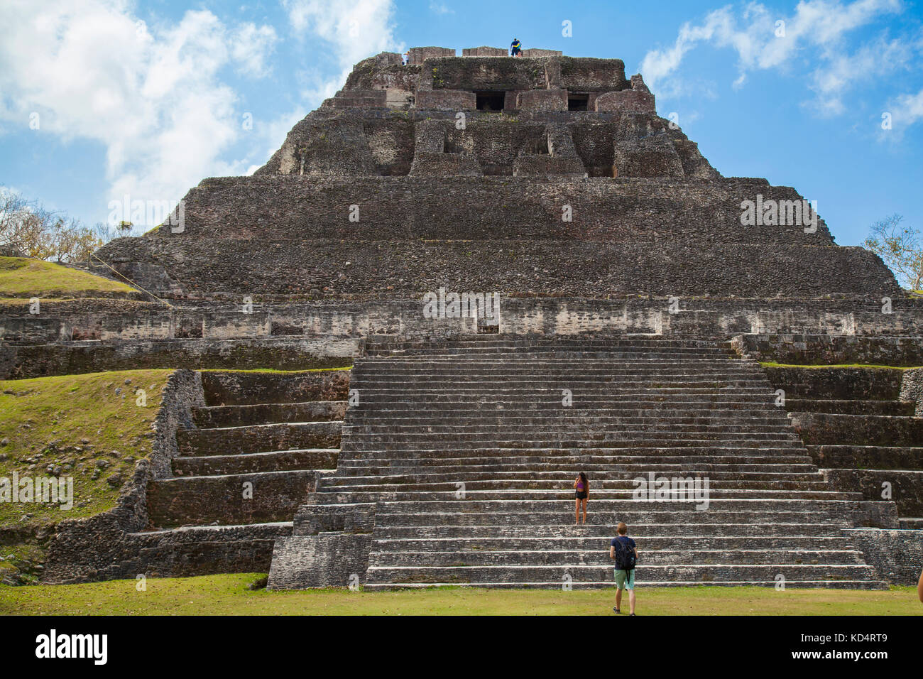 Xunantunich Mayan ruins in Belize Stock Photo - Alamy