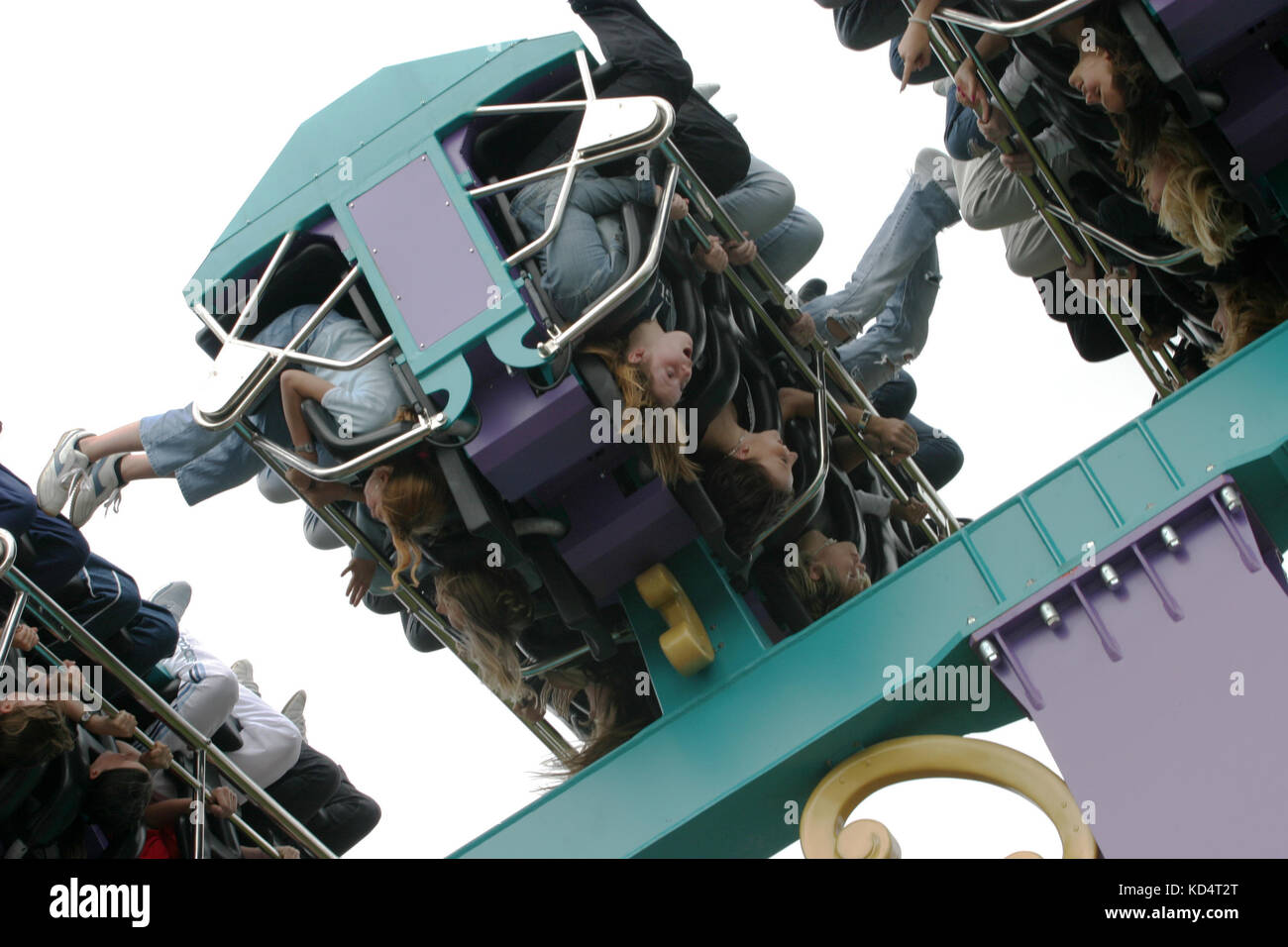 Pandemonium ride at Drayton Manor Park, Staffordshire Stock Photo - Alamy