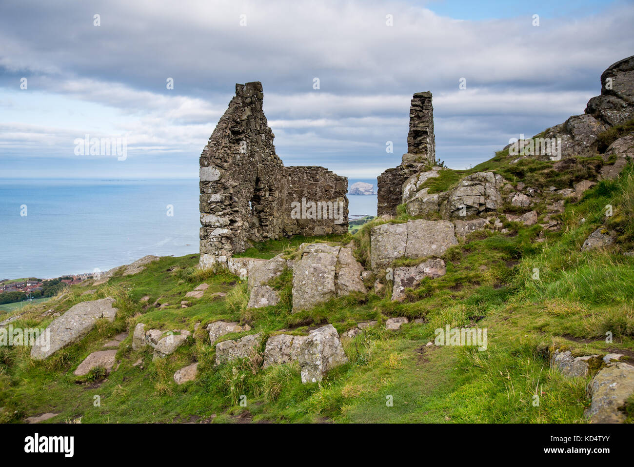 Enjoying the views from North Berwick Law, on John Muir Way in East ...
