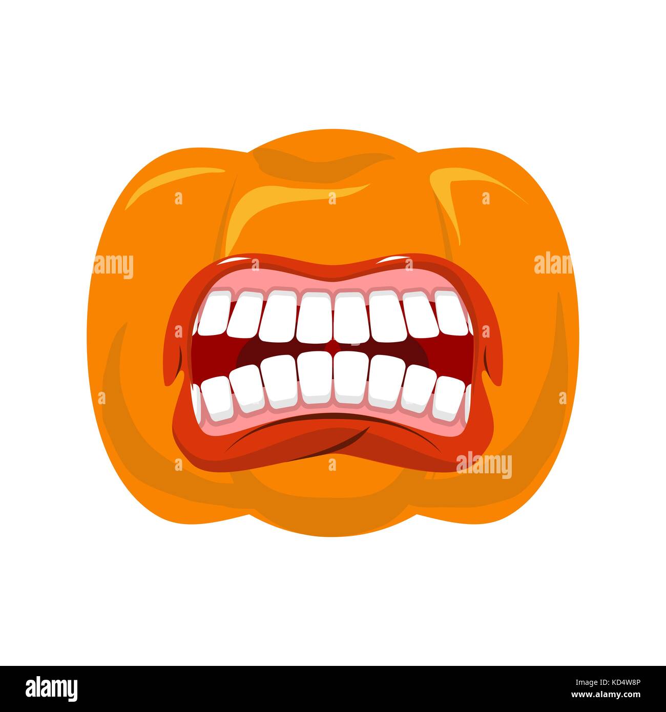 Open mouth halloween pumpkin Stock Vector Images - Alamy