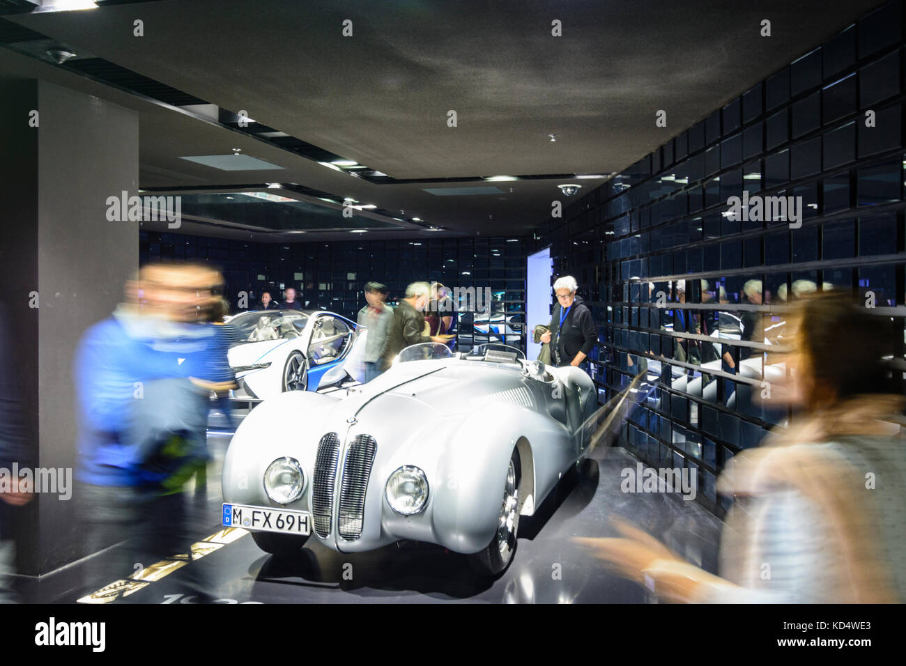 BMW World museum: BMW 328 car from 1939, München, Munich, Oberbayern ...