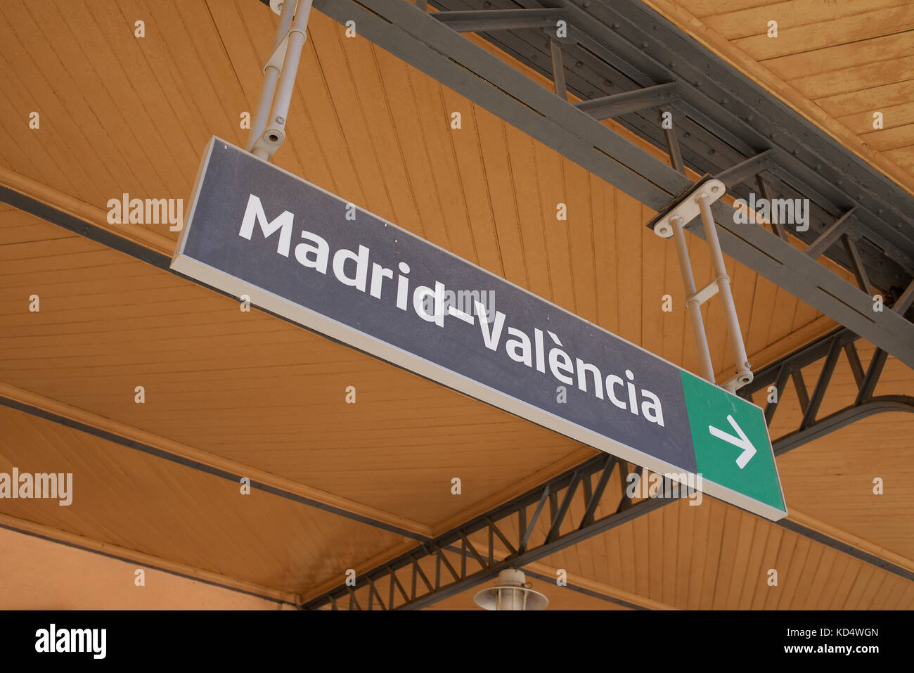Railway station at Elda-Petrer in Alicante Province, Spain Stock Photo ...