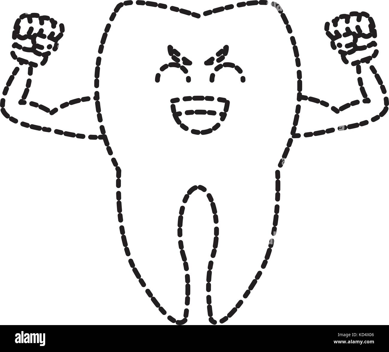 Cute tooth cartoon Stock Vector Image & Art - Alamy