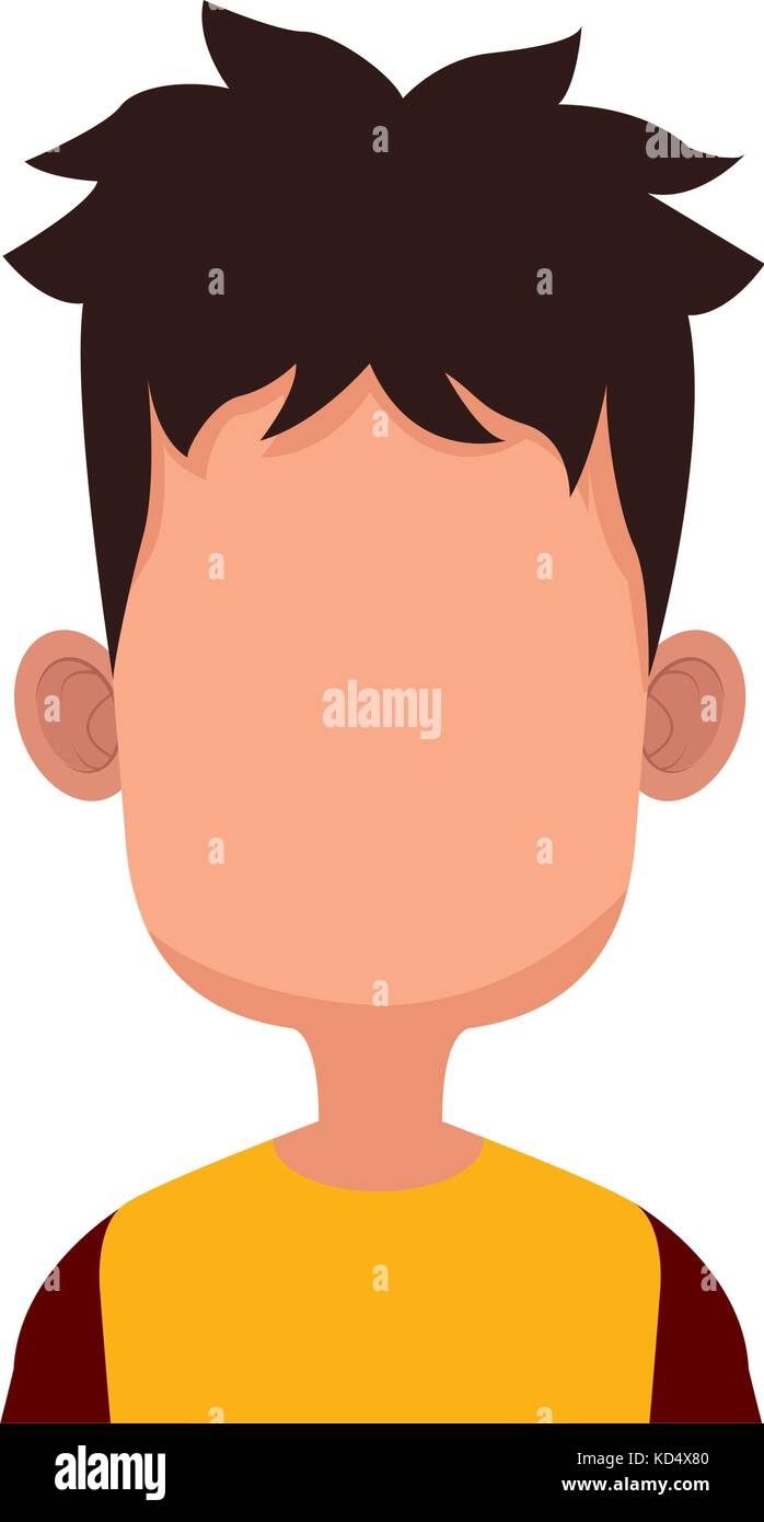 Boy faceless cartoon Stock Vector Image & Art - Alamy
