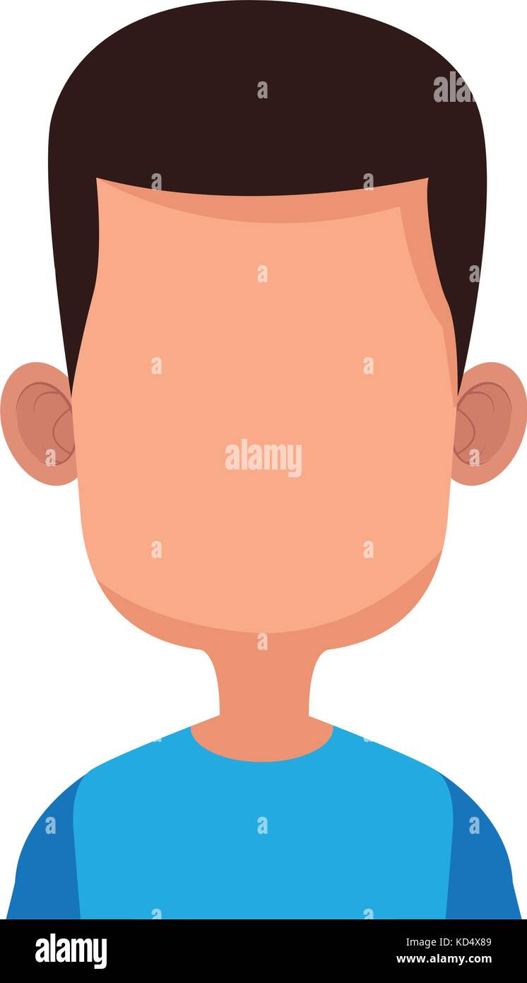 Boy faceless cartoon Stock Vector Image & Art - Alamy