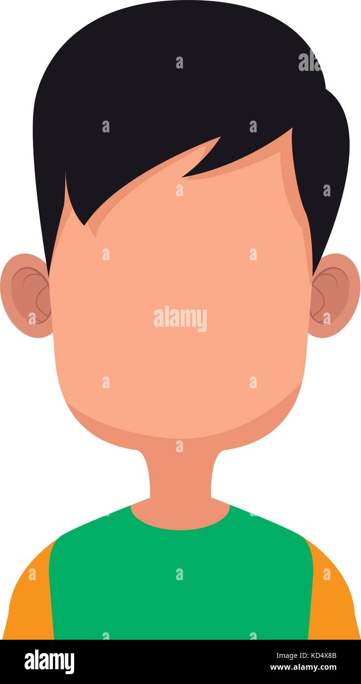 Boy faceless cartoon Stock Vector Image & Art - Alamy
